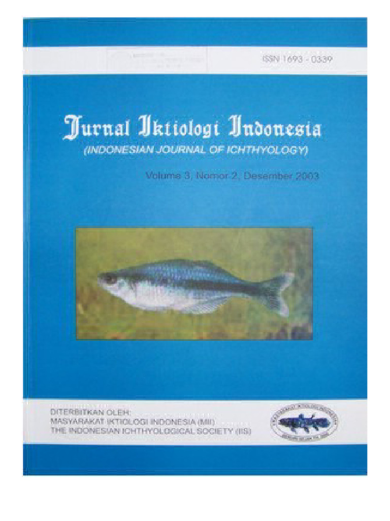 Buku Jurnal Iktiologi Ikan | PDF