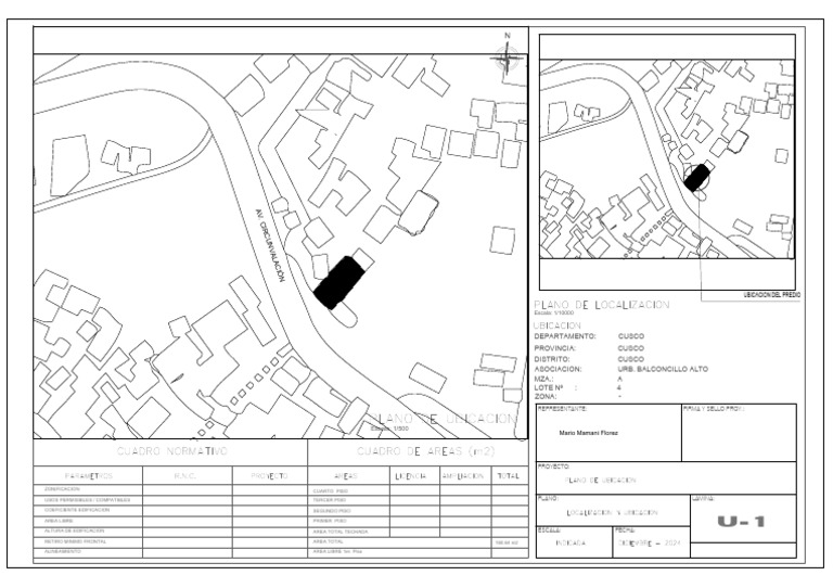 08.mario Mamani - Plano Ubicación | PDF