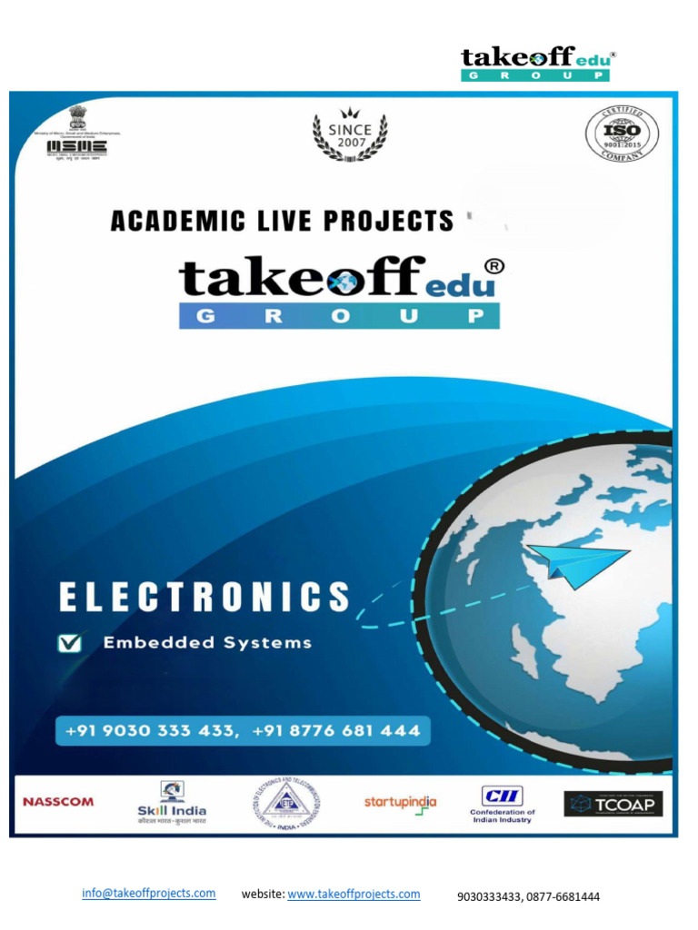 ELECTRONICS PROJECT TITLES 2024 25 TAKEOFF EDU GROUP Feb 2025 | PDF | Internet Of Things ...