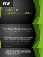 Elements of Movement in Dance | PDF | Dances | Emotions