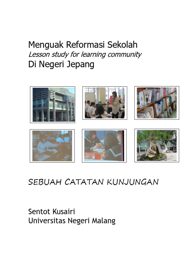 Reformasi Pendidikan Jepang: Lesson Study | PDF