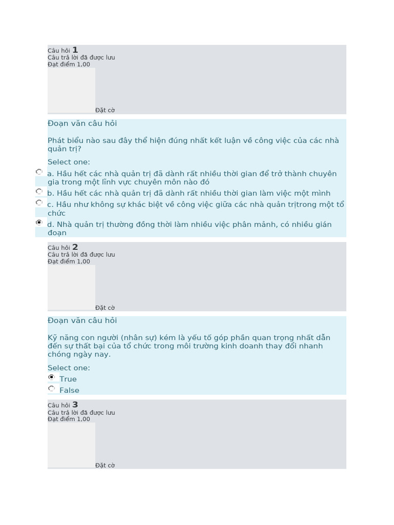 ĐỀ GIỮA KÌ QTH | PDF