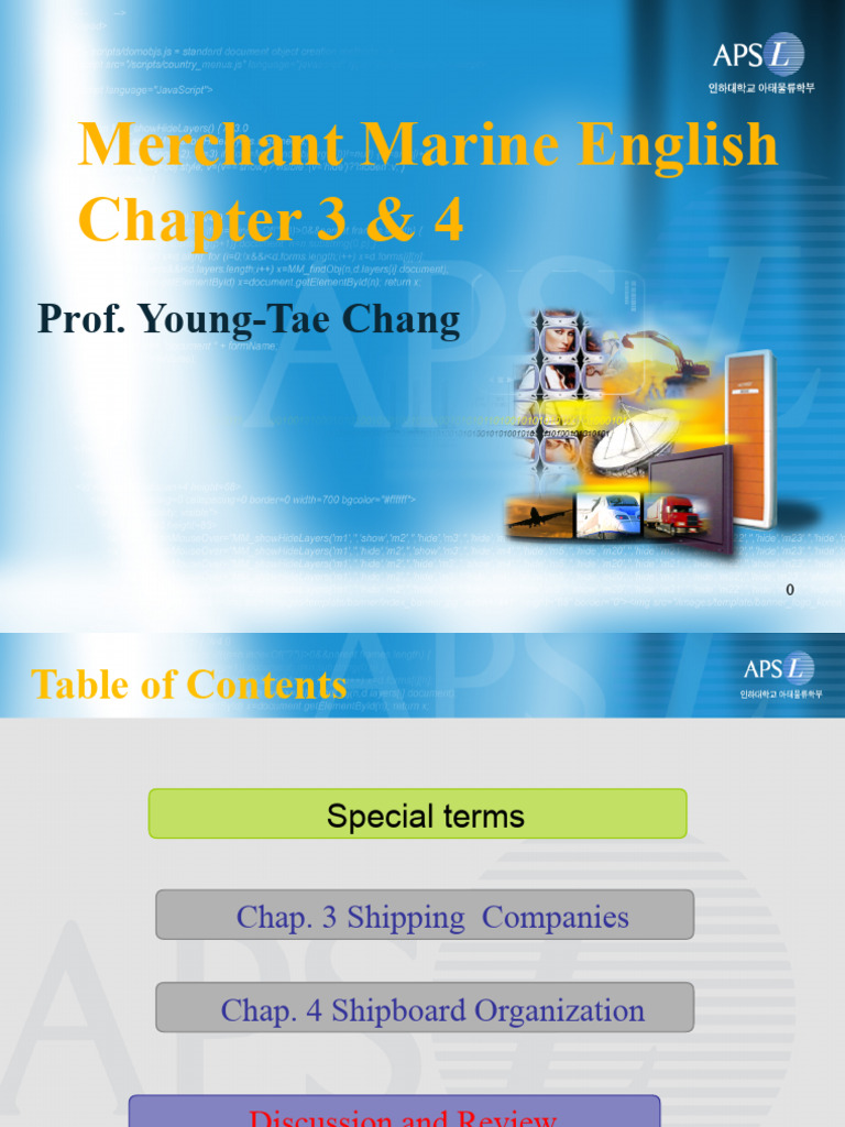 (Unit3-4) Merchant Marine English | PDF | Sailor | Shipping