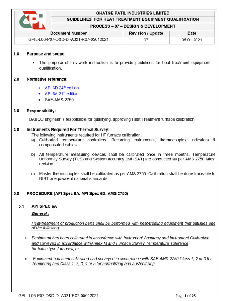 API 6D 24 Edition API 6A 21 Edition: General | PDF | Heat Treating | Calibration