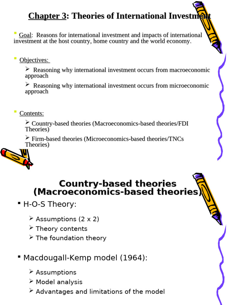 DTQT Ch3 Theories (SV Oct 2018) | PDF | Foreign Direct Investment | Market (Economics)