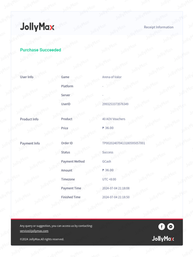 Purchase Succeeded | PDF