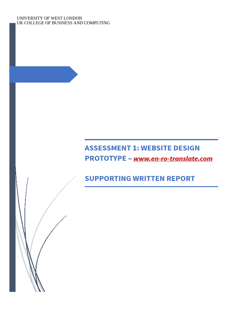 EN-RO Translation Website Design Report | PDF | Search Engine ...