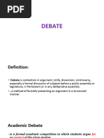 Lincoln-Douglas (LD) Debate Format - Introduction | PDF | Meetings ...