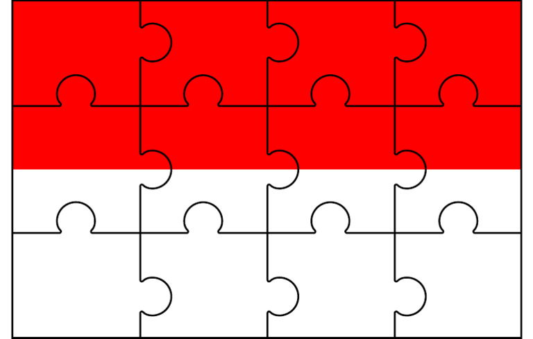 Puzzle Bendera Indonesia | PDF