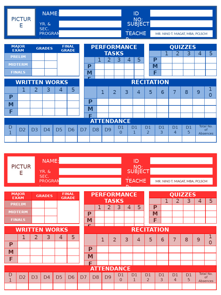 Assessment Record Index Card Template | PDF | Chess | Chess Theory