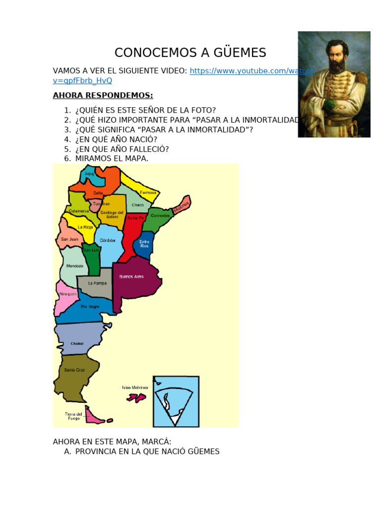 Conocemos A Güemes | PDF