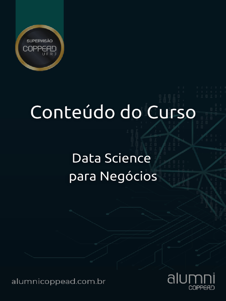 Ementa Data Science para Negocios 2 | PDF | Aprendizado de máquina | Dados