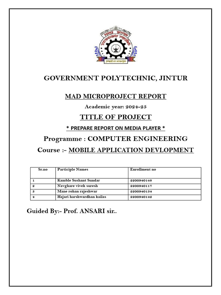 Certificate MAD | PDF