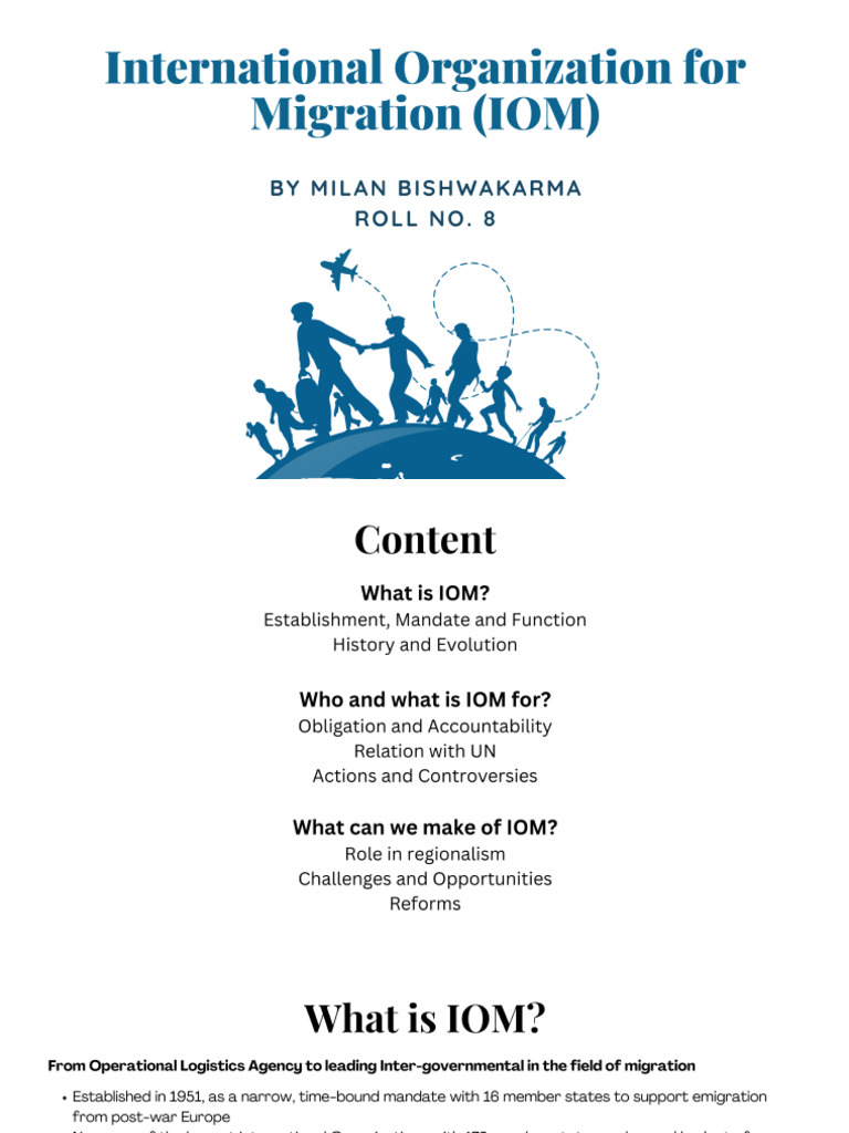 International Organization For Migration | PDF