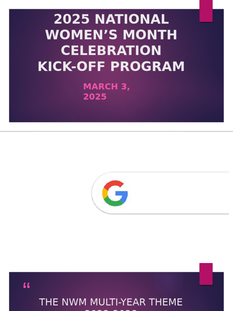 2025-NWM Factsheet1 | PDF | Human Rights | Gender Equality