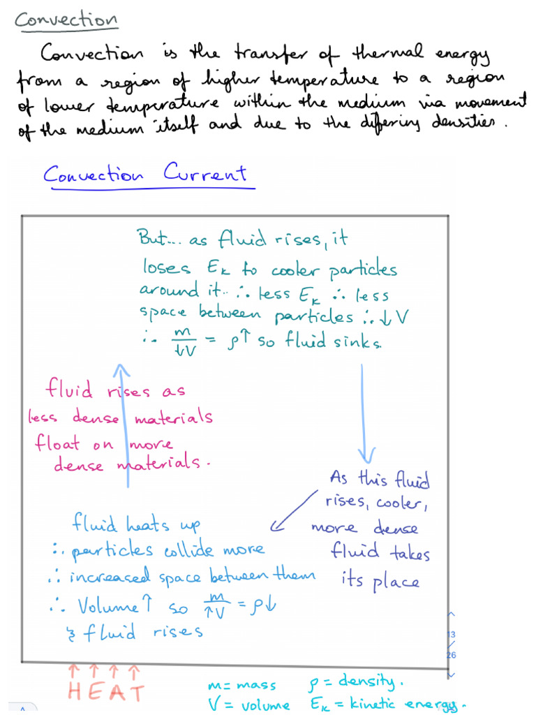 Understanding Convection and Thermal Energy | PDF