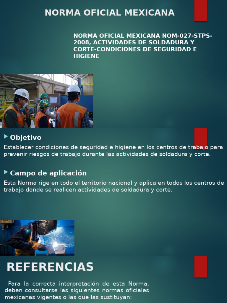 Norma Oficial Mexicana 027 | PDF | Soldadura | Construcción