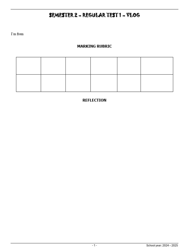 Vlog Project Reflection and Evaluation | PDF