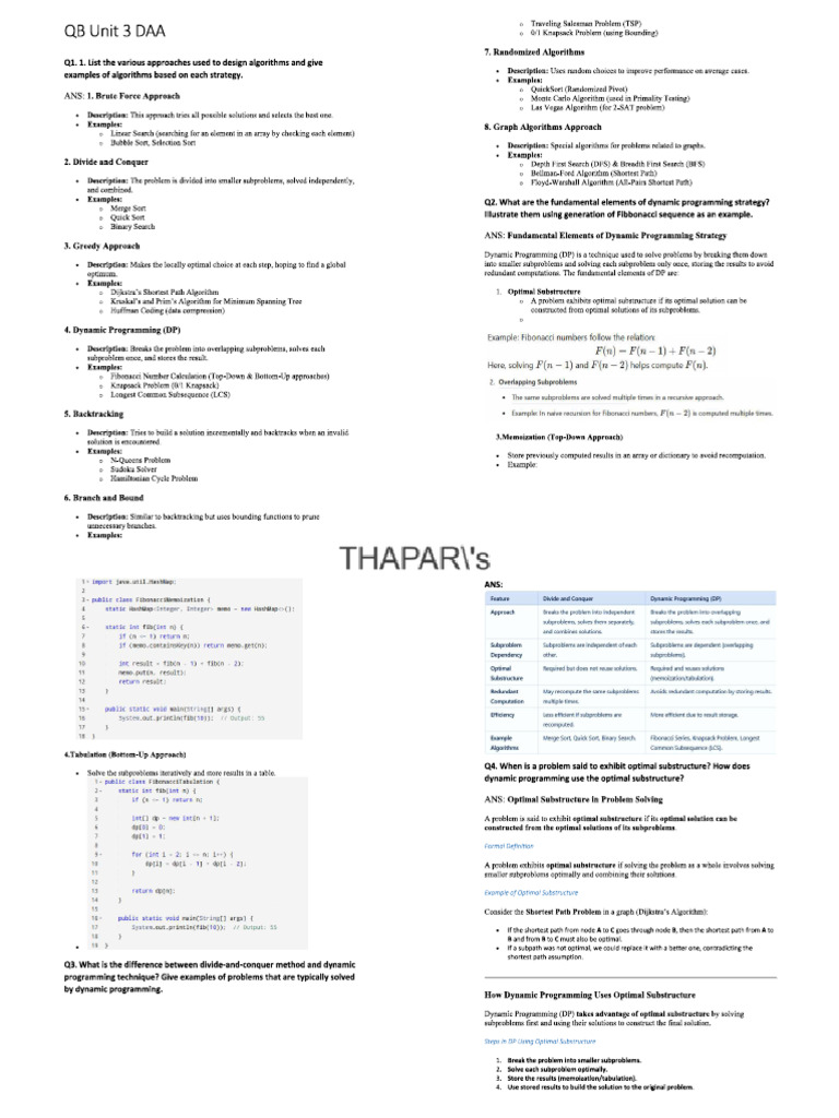 4x4 QB Unit 3 DAA | PDF