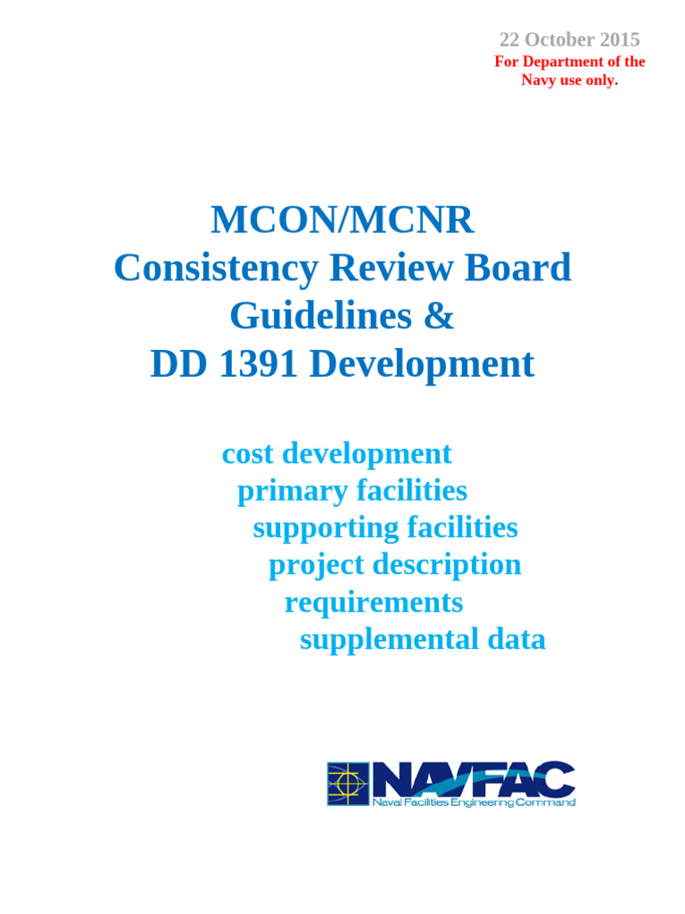 MILCON Project Cost Guidelines | PDF | Taxes | Green Building