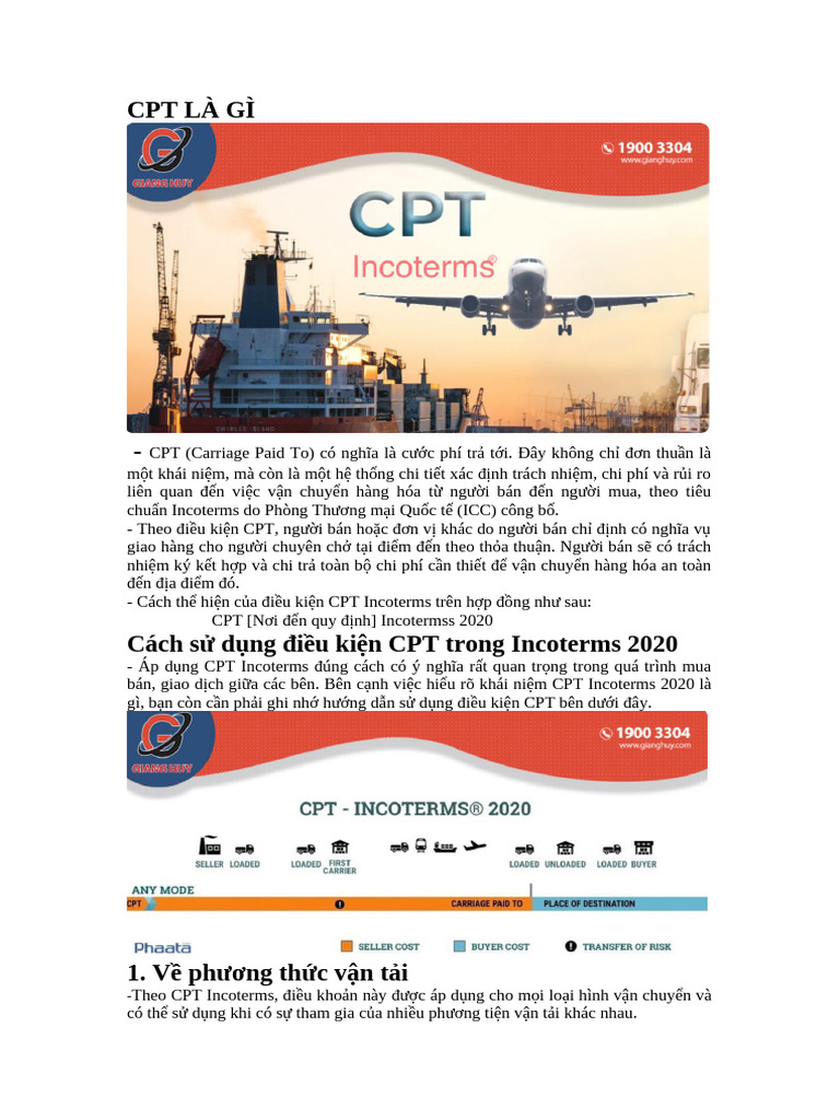 CPT Và CFR | PDF
