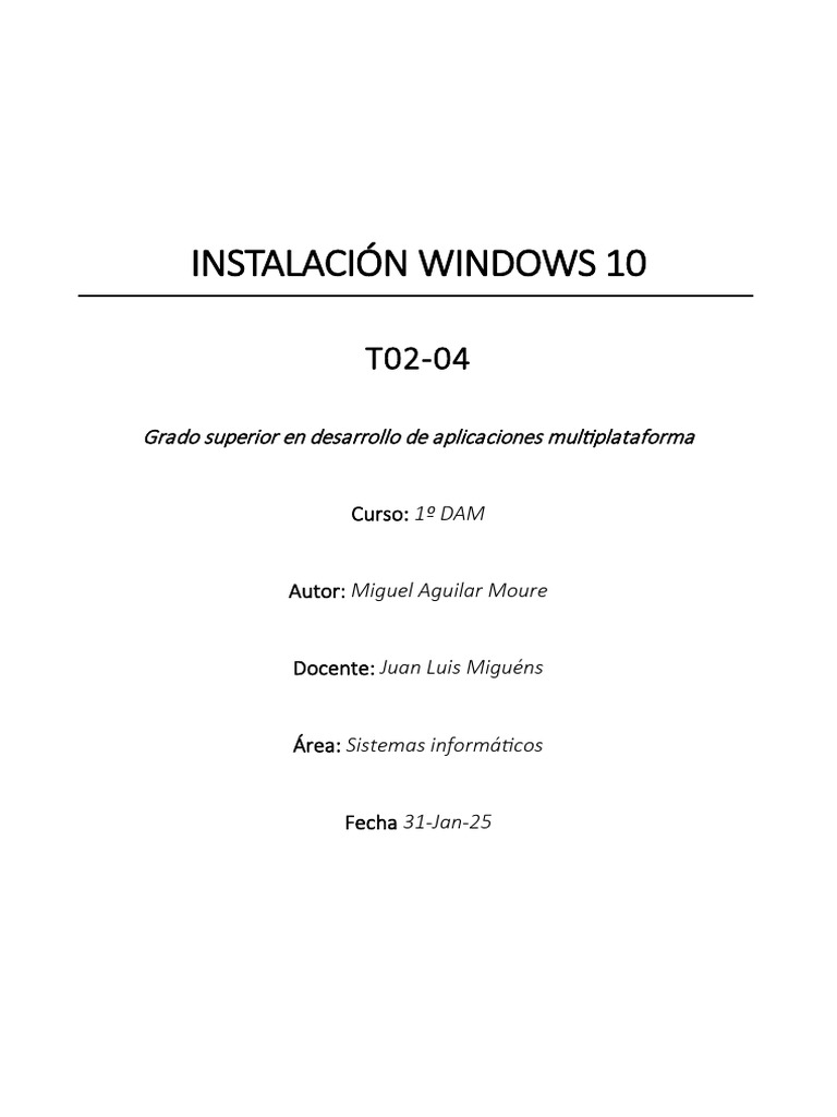DAM T02 04 Windows | PDF | Windows 10 | Microsoft Windows
