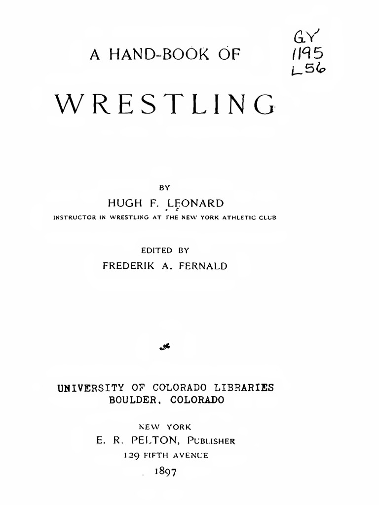 A Handbook of Wrestling | PDF