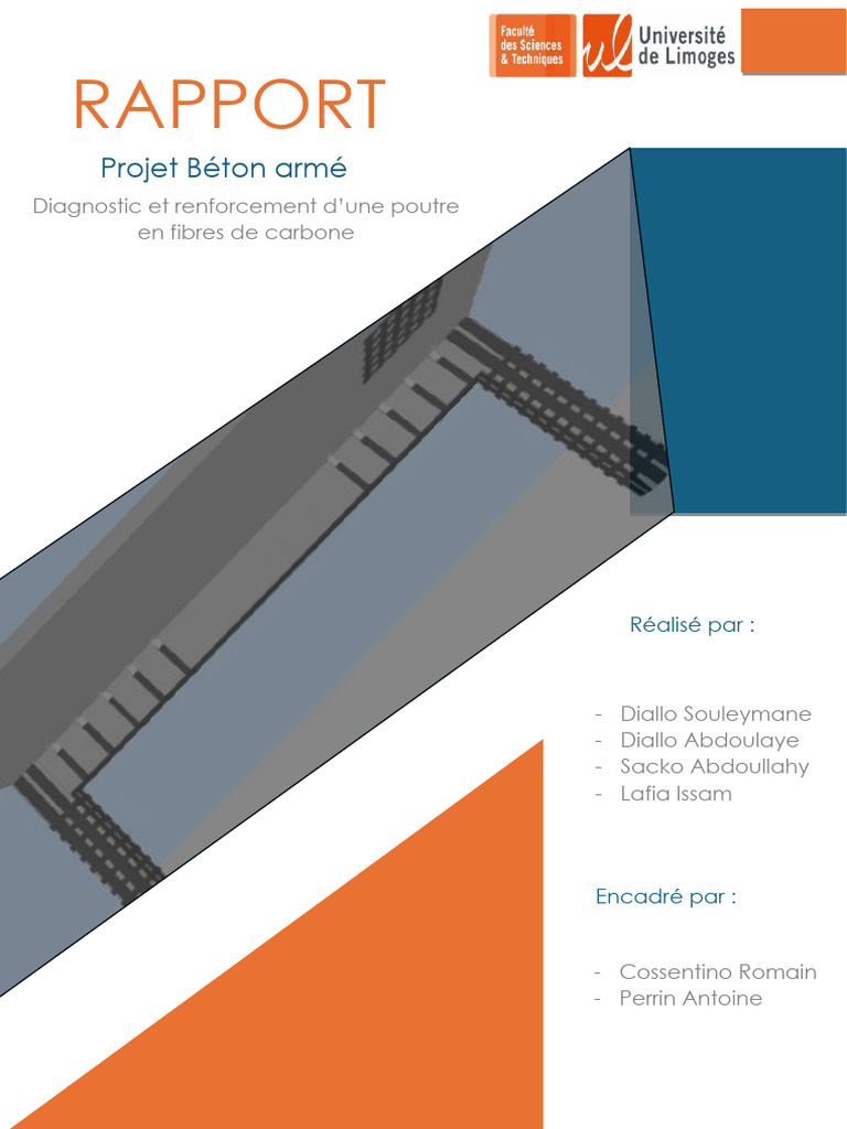 Projet BA - Renforcement Fibres de Carbone | PDF | Béton | Béton armé