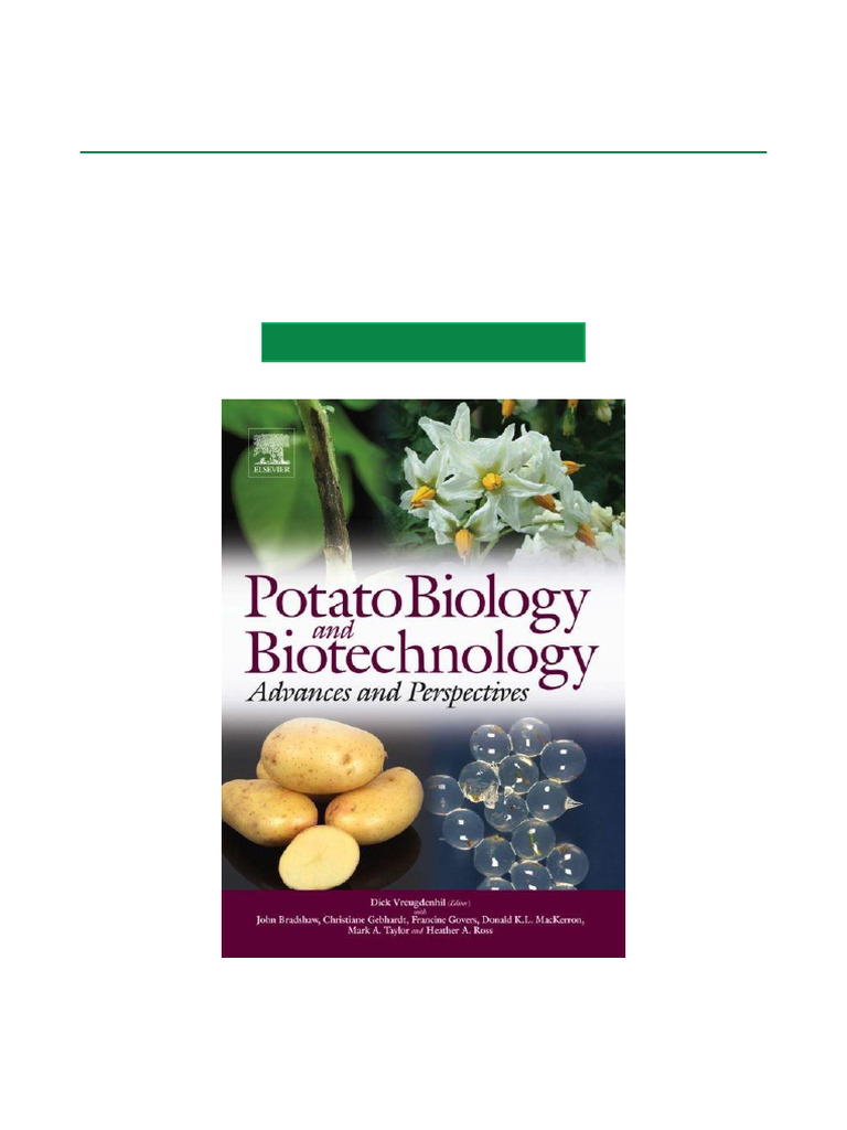 Featured Top Potato Biology and Biotechnology Advances and Perspectives ...