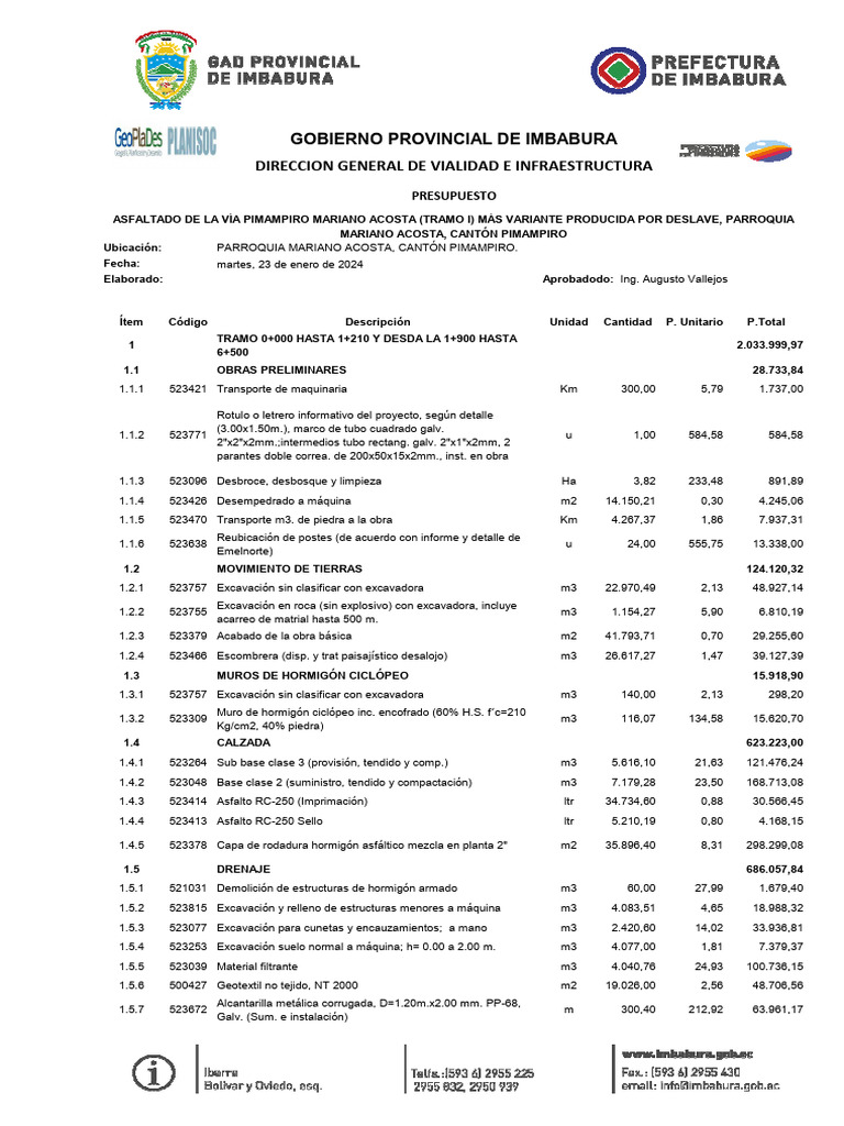 presupuesto referencial | PDF | edificio | Construyendo tecnología
