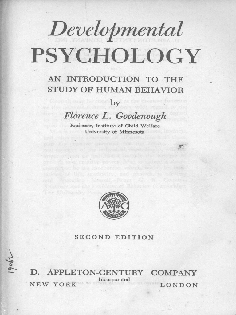 Florence L. Goodenough Overview | PDF