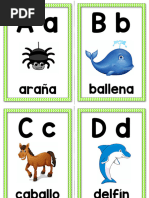 Abecedario de Animales en Español | PDF