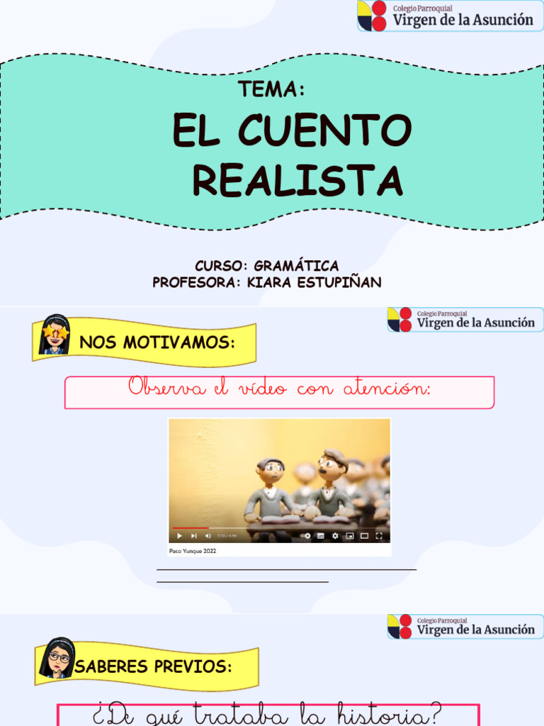 Clase 3 Cuento Realista | PDF