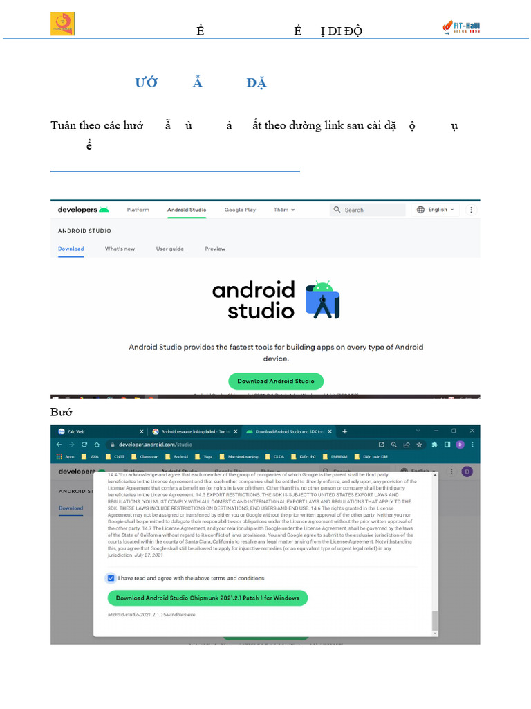 Bai1 HuongDanCaiDatAndroiStudio | PDF