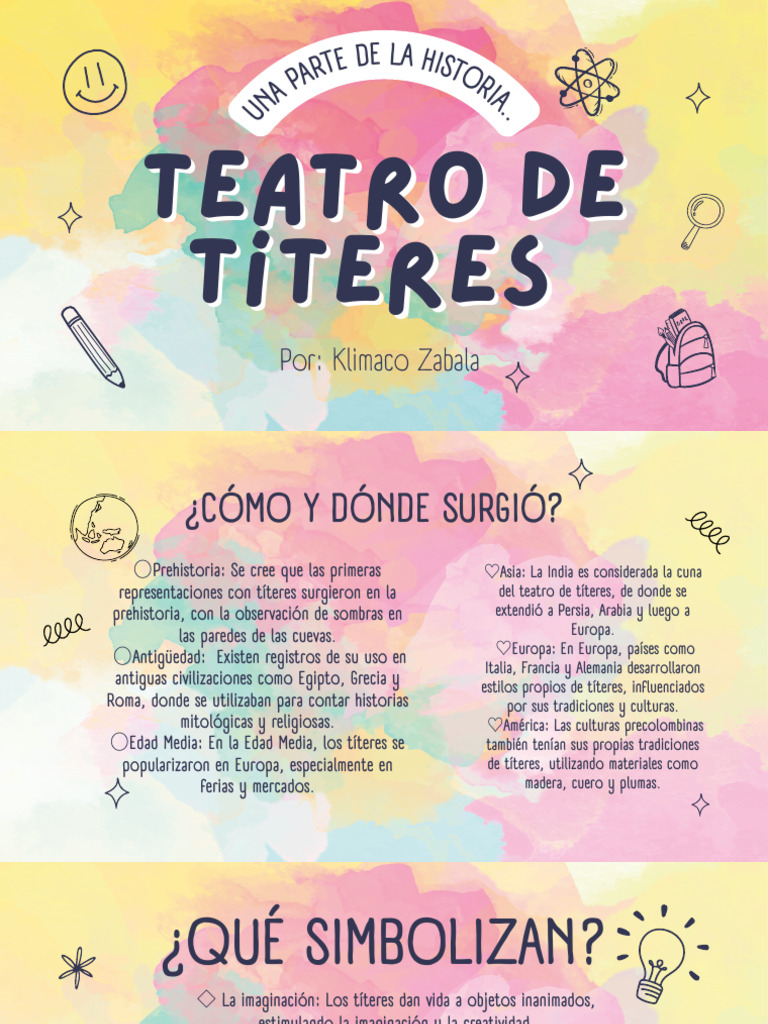 Teatro de Títeres | PDF | Marionetas | Títeres