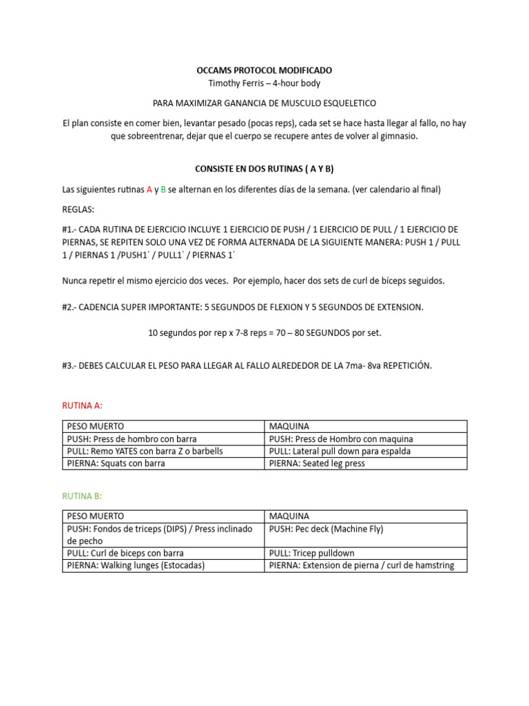 OCCAMS Protocol Dr. Carriquiry | PDF