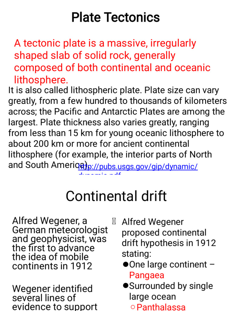 4.plate Tectonics - PDF' | PDF | Plate Tectonics | Geology