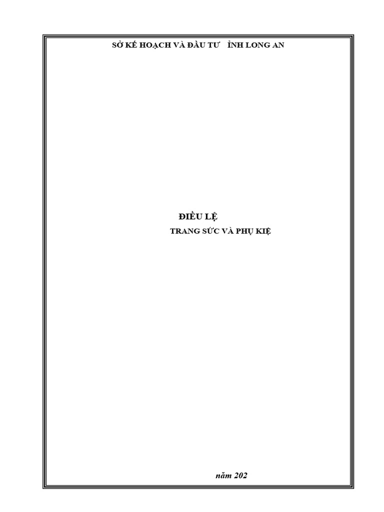 Điều Lệ Công Ty | PDF