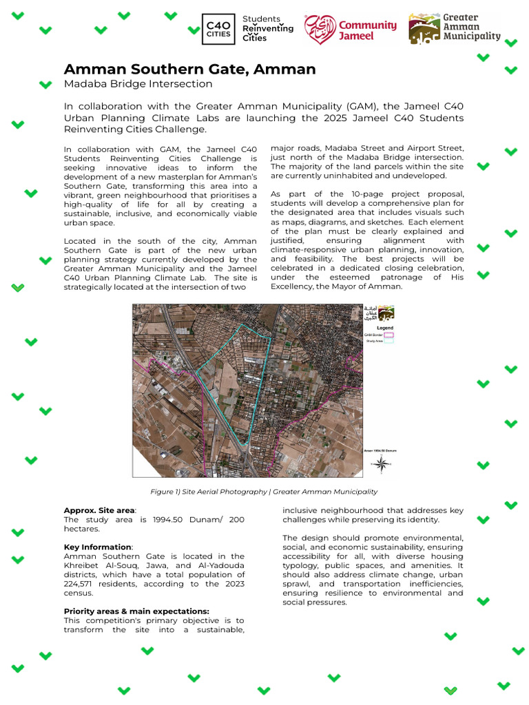 (EN) Amman Site Form - Students Reinventing Cities | PDF | Sustainability | Economy And The ...