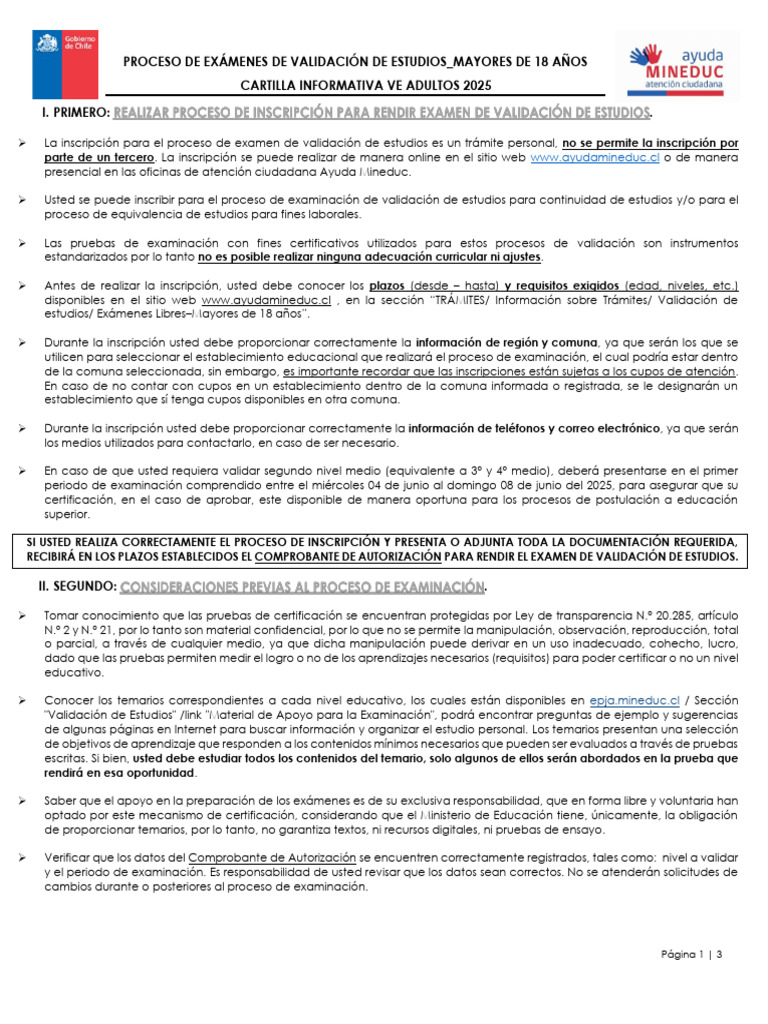 Cartilla-Informativa-VE ADULTOS 2025 | PDF