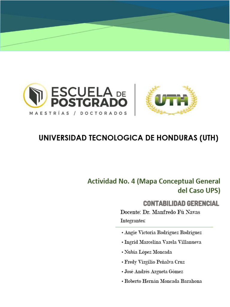 1.ContGer - Actividad No. 4 (Mapa Conceptual General Del Caso UPS ...