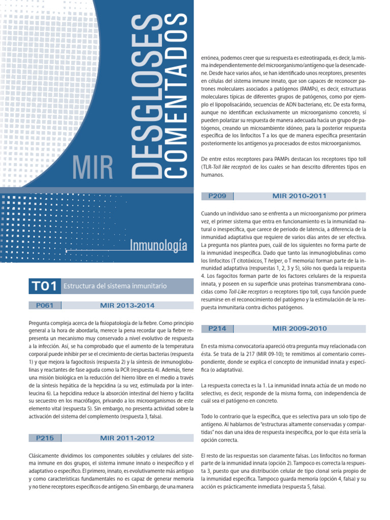 Inmuno Desgloses CTO | PDF | Sistema inmune | Célula T