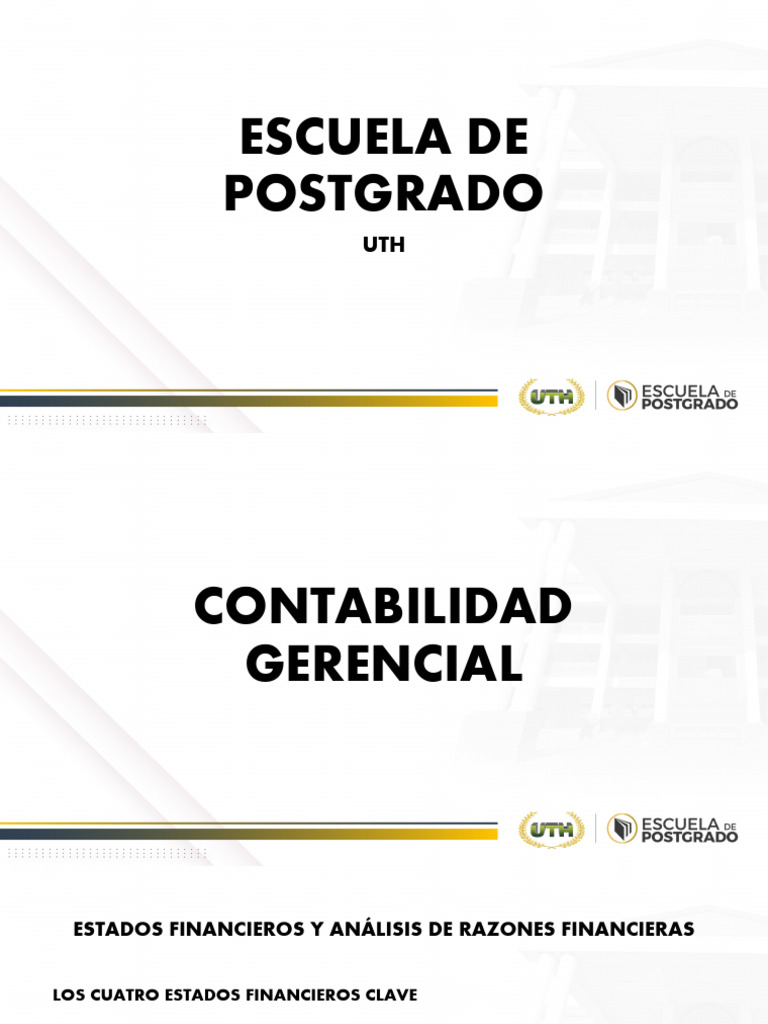 PPT3 Contabilidad Gerencial | PDF | Ratio financiero | Compartir (Finanzas)