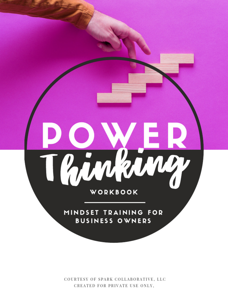 Power Thinking Workbook | PDF | Thought | Psychology