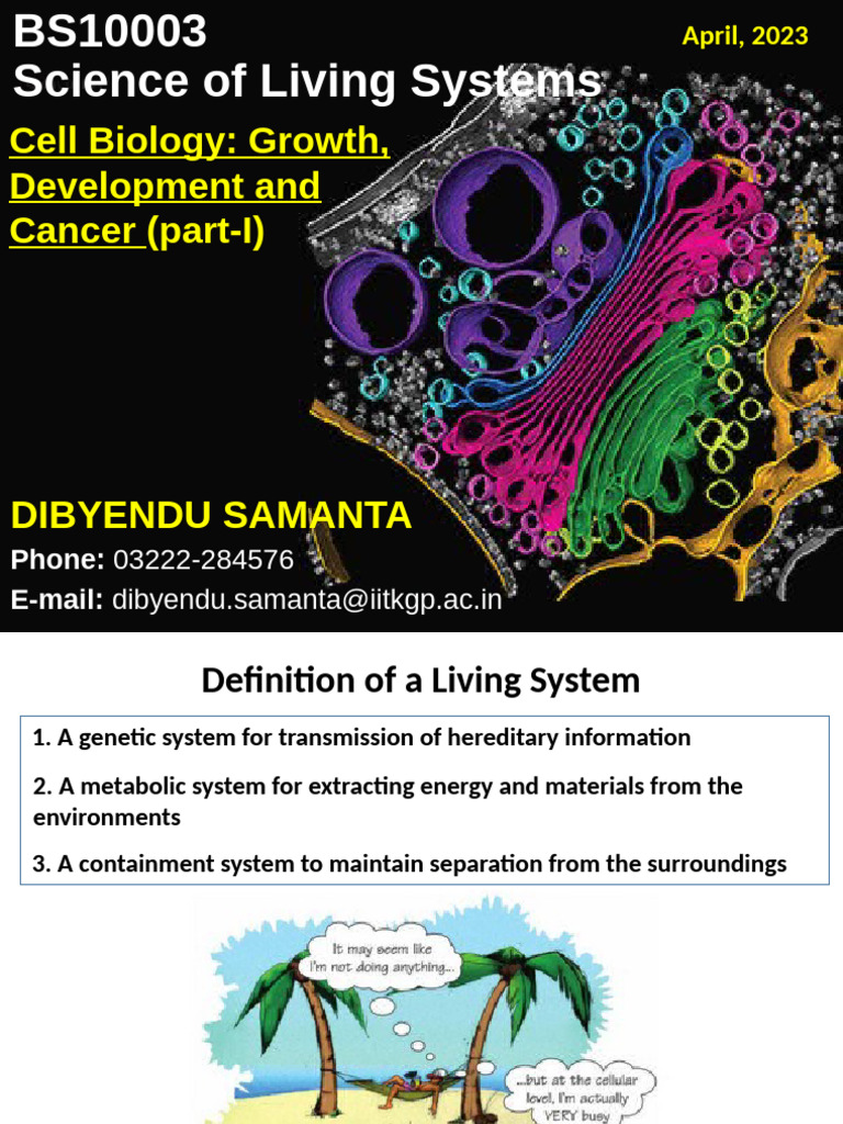 1-BS10003 - Cell Biology-Growth Development and Cancer - Part I | PDF ...