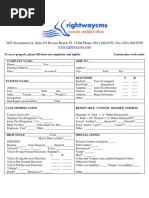Hanger Direct Order Form for Prosthetics | PDF | Ankle | Foot