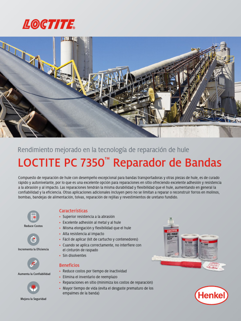 HV - Loctite - PC - 7350 - Rep de Bandas - c4 | PDF | Materiales