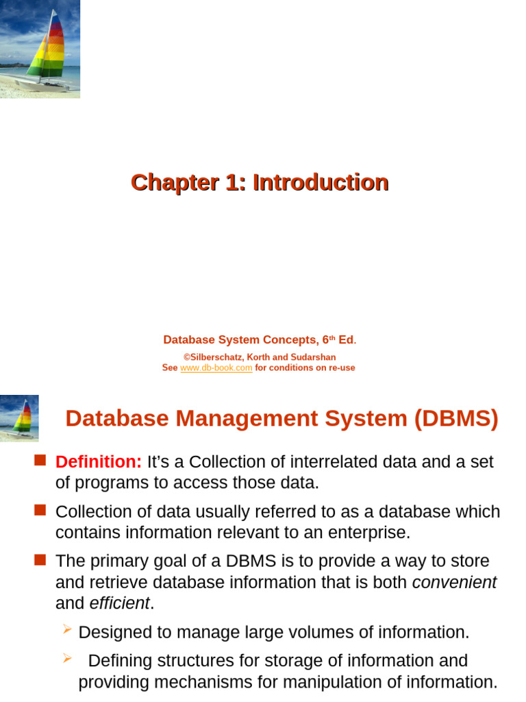 Ch1 Introduction Update | PDF | Databases | Conceptual Model