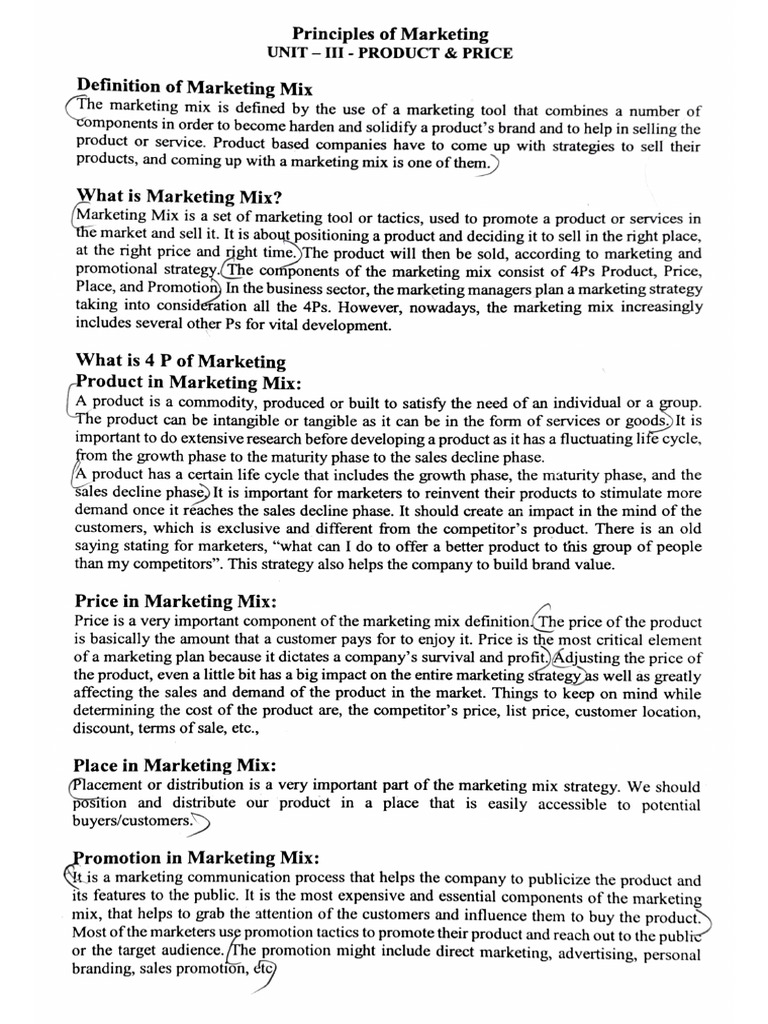 Principles of Marketing 3 | PDF
