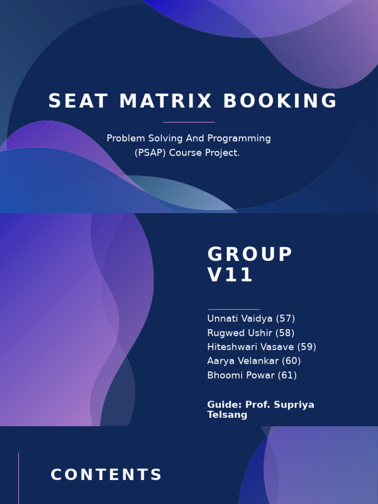 Seat Matrix Booking | PDF | Usability | Movie Theater